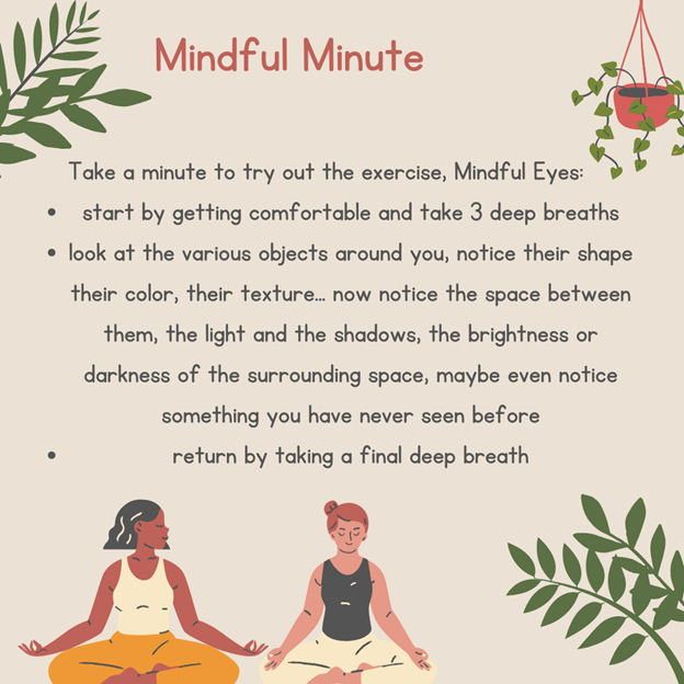 Mindful Minute | Counselor Education Graduate Programs | Department of ...